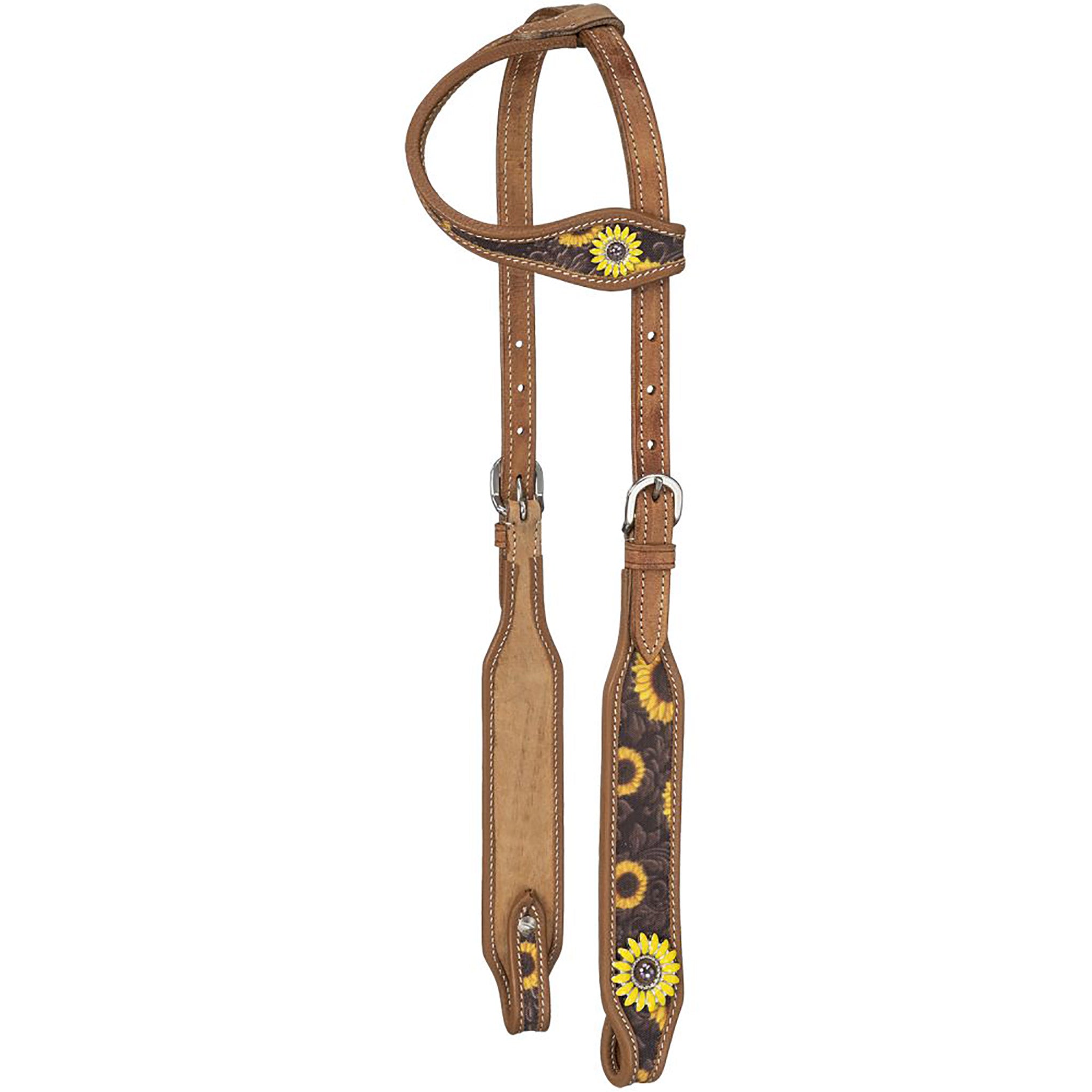 Silver Royal Sunflower Single Ear Headstall – Saddleworld Devonport