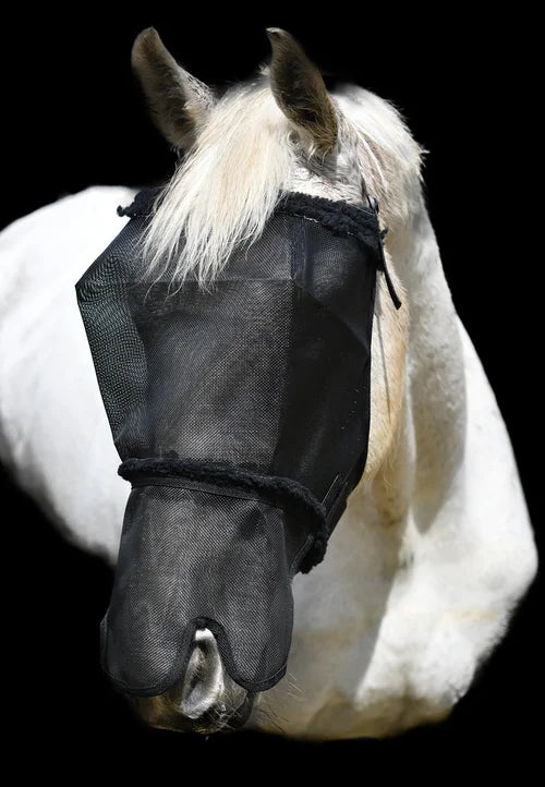 FlyVeils by Design Basic Fly Veil with Fleece & Nose – Saddleworld ...